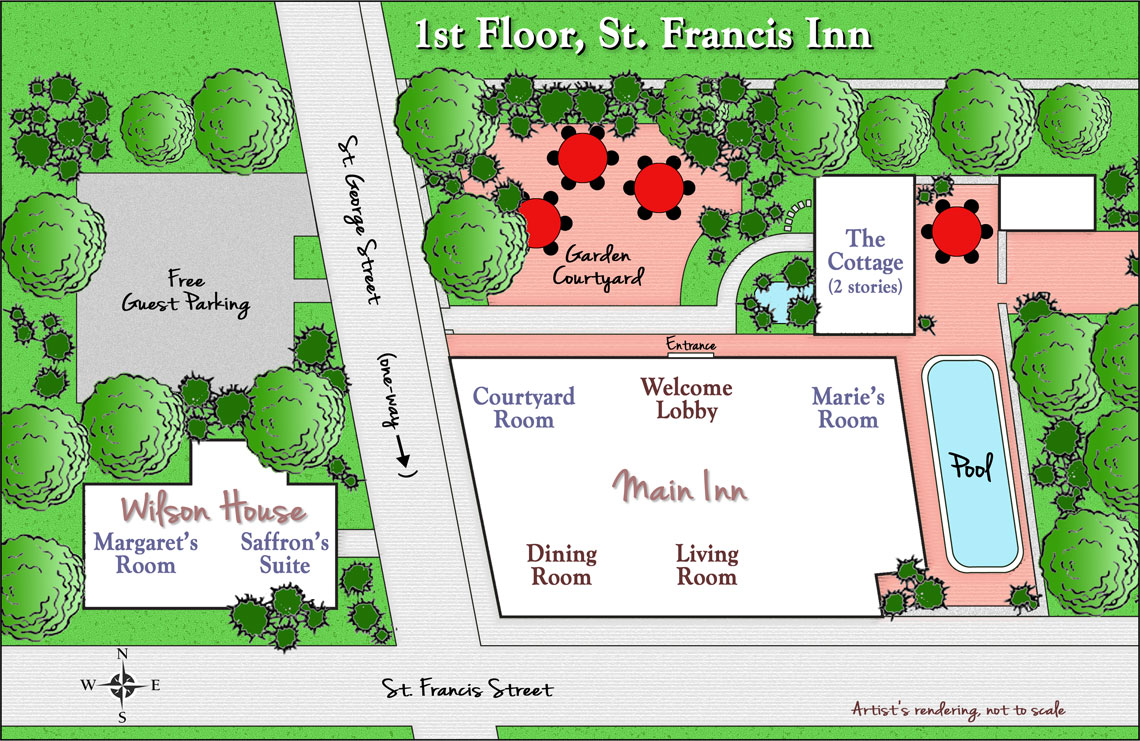 Inn Floor Plans | St. Francis Inn